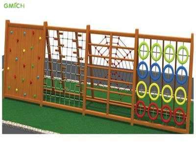 China Amusement Park Outdoor Wooden Playset Easy Installation 800*150*200CM for sale