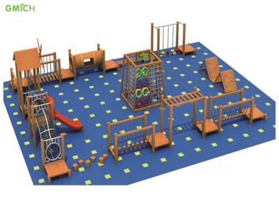 China Wooden Slide Outdoor Playground For Children Amusement Park Equipment Hot Sale for sale