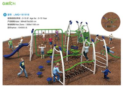 China Environmentally Rope Climbing Playground Equipment Customized Design Combination for sale