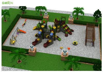 China 3-15 Children Amusement Playground Park Design LLDPE Outdoor Big Plastic Slide Anti UV for sale
