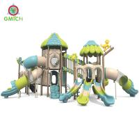 China Commercial Community Park Kids Playground Outdoor Plastic Slides Amusement Garden Toys Sets Factory Direct for sale