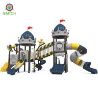 China Castle Series Theme Children Amusement Park High Qualith Kids Plastic Slide Sets Outdoor Play Ground Equipment for sale