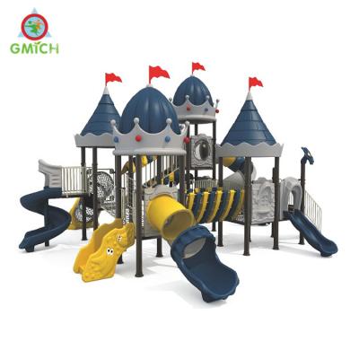 China Commercial Community Park Playground Slide Sets Outdoor Children Play Equipment Dutable Garden Toys for Kids for sale