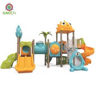 China Guangzhou Jinmiqi Playground Factory Provide HIgh Quality Children Outdoor Slides Sets Attractive Kids Playground Equipment Play Sets for sale