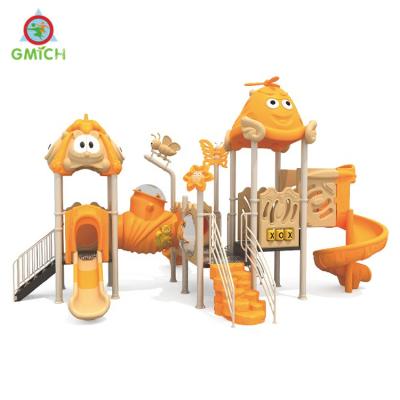 China Open Style Outdoor Park Playground Equipment Children's Game Play Sets Amusement Park Rides Good Quality Plastic Slides for Sale for sale
