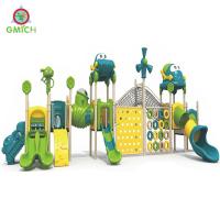 China Custom Design Kids Playground Outdoor Safety Material Joyful Children Slide With Climbing Sets Game Play Zone for sale