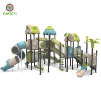 China Outdoor Big Playground Kids Public Play Zone Children Amusement Play Equipment Durable Plastic Slide Sets for Sale for sale
