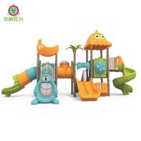 China Preschool Outdoor Safety Material Good Quality Children Plastic Small Slide Sets Amusement Play Toys  for Kids for sale