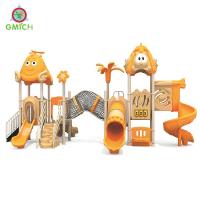 China Kids Play Equipment Attractive Outdoor Play Sets Park Plastic Slide Toys Cheap and Nice Amusement Park Equipment for Children for sale