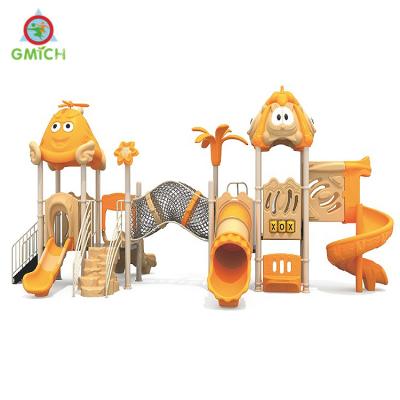 China Kids Play Equipment Attractive Outdoor Play Sets Park Plastic Slide Toys Cheap and Nice Amusement Park Equipment for Children for sale