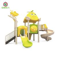 China China Playground Manufacturer Popular Small Playground Sets Security Material Durable Plastic Slide Fun Play Toys for Children for sale
