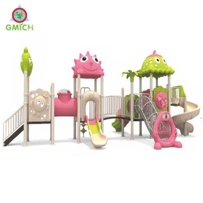China Guangzhou Jinmiqi Playground Manufacturer Colorful Theme Amusement Slide Sets Outdoor Play Equipment Durable Plasitc Toys for Kids for sale