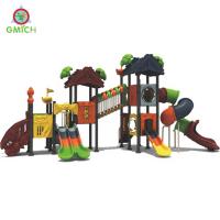 China Playground Plastic Slide Colorful Theme Outdoor Park Children Amusement Play Toys Fun Outside Play Equipment for sale