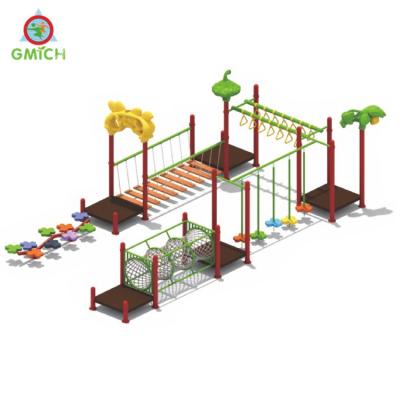 China Outdoor Large Rope Playground Equipment Joyful Garden Play Toys New Design Amusement Park  Play Sets for sale