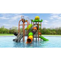 China Environment Friendly Material Outdoor Water Park Spray Slides Sets Cheap and Nice Water Play Equipment for sale