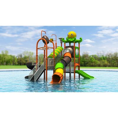 China Environment Friendly Material Outdoor Water Park Spray Slides Sets Cheap and Nice Water Play Equipment for sale