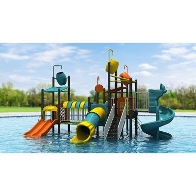 China City Water Park Play Equipment Spray Slides Sets Fun Play Toys for Children for sale