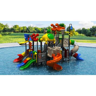 China Pool Slides Water Playground Factory Durable Water Play Equipment Kids Amusement Sets for sale