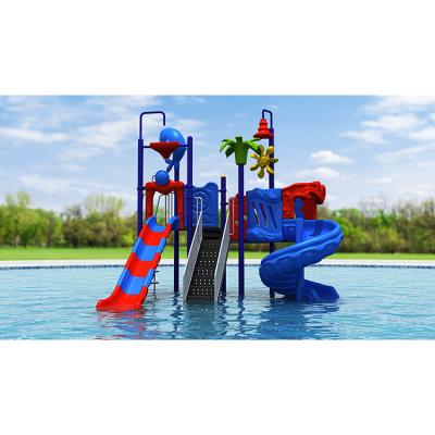 China Outdoor Water Park Playground New Design Children's Slides Water Play Equipment for sale
