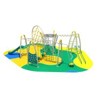 China Outdoor Physical Training Rope Net Climbing Course Adventure Playground Set for School and Park for sale