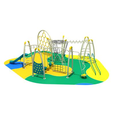 China Outdoor Physical Training Rope Net Climbing Course Adventure Playground Set for School and Park for sale