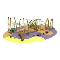 China Children’s Rope Climbing Play Equipment Public Open Outdoor Playground Sets in the Apartment for sale