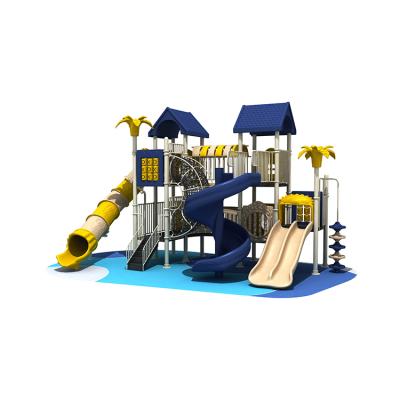 China Supporting Equipment For Community Park Slides Outdoor Leisure Area Playground Sets for sale