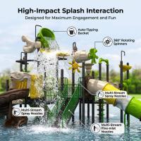 China Water Park Playground Supplier Outside Water Play Toys Aqua Playground Water Slides for sale