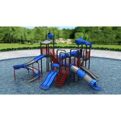 China Water Playground Resort Water Park Equipment Swimming Pool Slides for sale