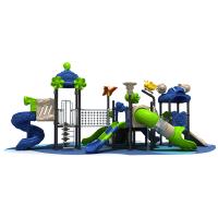 China Kids Playground Plastic Slide Durable Outdoor Play Equipment for Public Areas for sale