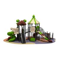 China Children Outdoor Playground Slides Luxury Community Outdoor Play Structure for sale