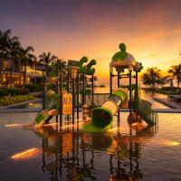 China Kids Aquatic Playground for Community Park ,Pool, Resort Hotel Children's Water Slide for sale