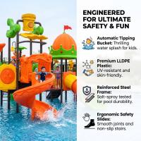 China Kids Splash Water Play Equipmnet Water Park Design Aqua Slides for Residential Club for sale