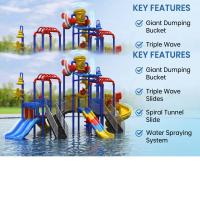 China Factory Direct Children's Game Eco-Friendly Water Park Equipment Outdoor Water Slide for sale