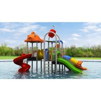 China Swimming Pool Slides Children Water Play Equipment Outodor Aquatic Play House for sale