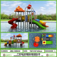 China Swimming Pool Slides Children Water Play Equipment Outodor Aquatic Play House for sale