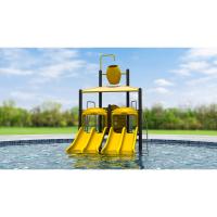 China Outdoor Mini Water Park Equipment Splash Pad Water Playground Children Pool Slides for sale