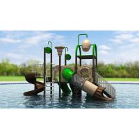 China Kids Fun Water Playground Outdoor Water Play House Water Park Spray Slides for Hotel Area for sale
