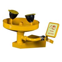 China BH33-1011 Yellow Emergency Wall Mounted Countertop Eyewash Station with ANSI Z358.1-2014 Compliance for sale