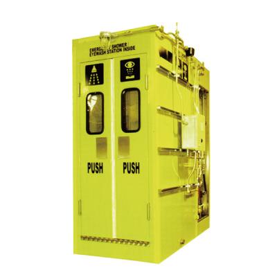 China BH39-1099 Enclosed Emergency Shower & Eyewash Station with Heating/Cooling System, 120-180 L/min Flow, ANSI Z358.1-2014 Certified for sale