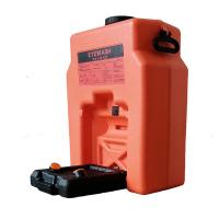 China 0204-1021 Orange Portable Gravity Fed Eyewash Station - 14 Gallon 53 Liter Capacity with 15-Minute Flow for sale