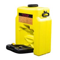 China Yellow Portable Gravity Fed Eyewash Station 14 Gallons 53 Liters with 15-Minute Flow Duration - Model 0204-1021 for sale