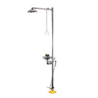 China BH30-1018 Quick Connect Emergency Shower and Eyewash with 120-180L/min Flow Rate and ANSI Z358.1 Compliance for sale