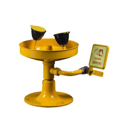 China BH35-1011 Yellow Safety Eyewash Station Wall Mounted Countertop ANSI Z358.1-2014 Compliant for sale
