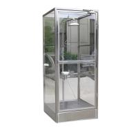 China BH31-1081 Stainless Steel Organic Glass Eyewash Station Booth with 120-180 L/min Shower and ANSI Z358.1-2014 Compliance for sale