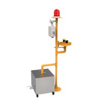 China BH32-1010A Cold Heat Resistant Vertical Eyewash Station 304 Stainless Steel ANSI Z358.1 Certified for sale