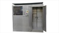 China Stainless Steel Enclosed Eyewash Station with Emergency Shower Room and Smart Temperature Control System - UL Certified ANSI Z358.1 Compliant for sale
