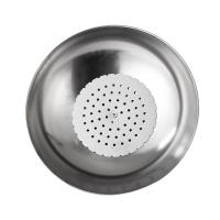 China SS 304/316 Stainless Steel Eyewash Shower Spray Plate HW-05 - 135mm Length, 94 Holes, 0.6mm Thickness for sale