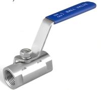 China 304 316 Stainless Steel Upper Ball Valve HW-09 1 Inch Two-Piece 14mm ID for sale
