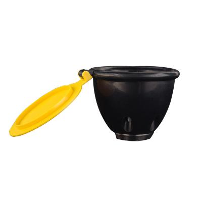 China ABS Plastic Eye Wash Dust Cover Black Soft Cover HW-22 100mm for sale